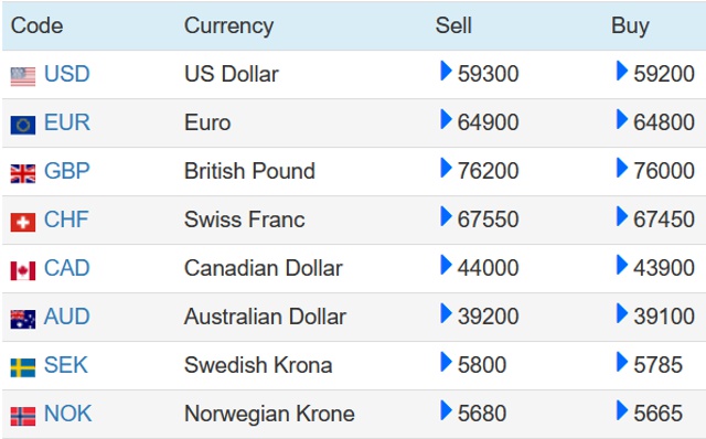 Foreign exchange rates | gooyadaily