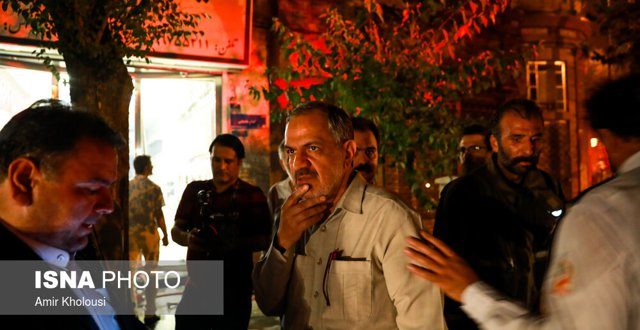 Fire on Hasan Abad Historical Field | gooyadaily