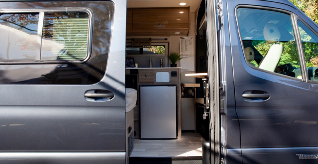 Mercedes-Benz Sprinter into a $200,000 tiny home on wheels | gooyadaily